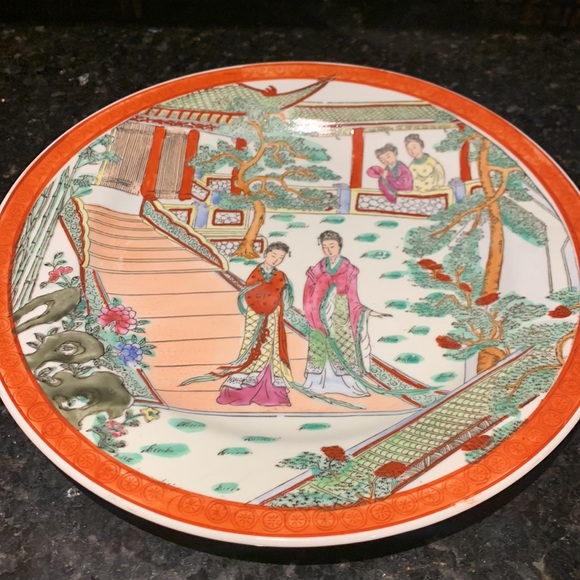Art | Vintage Japanese Hand Painted Plate In Perfect Condition | Poshmark